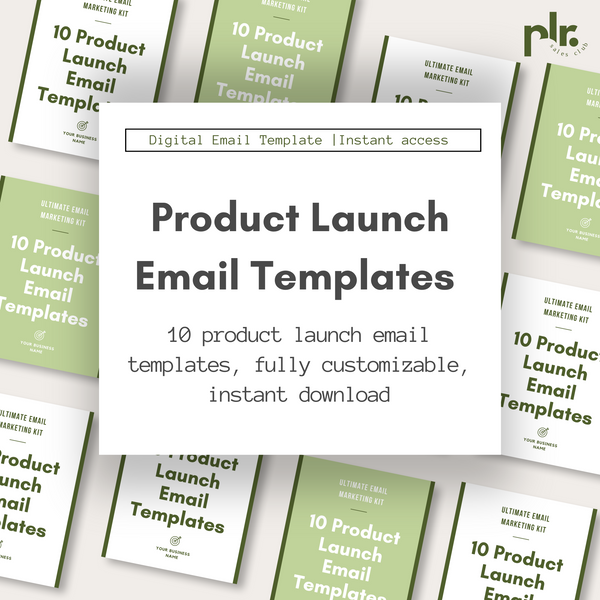 Pre-Written Product Launch Email Marketing Templates – PLRsalesclub